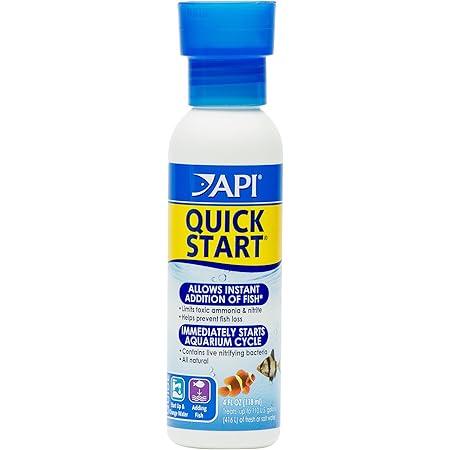 API QUICK START Freshwater and Saltwater Aquarium Nitrifying Bacteria 118 ml Bottle : Amazon.co ...