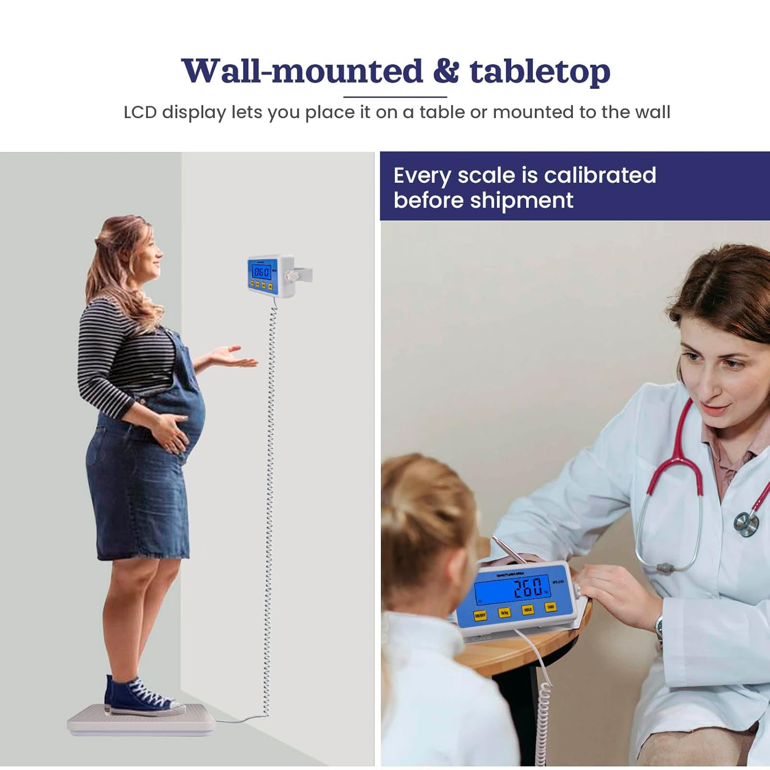 Medical Grade Scale - Scale for Body Weight with Digital Display - 660 ...