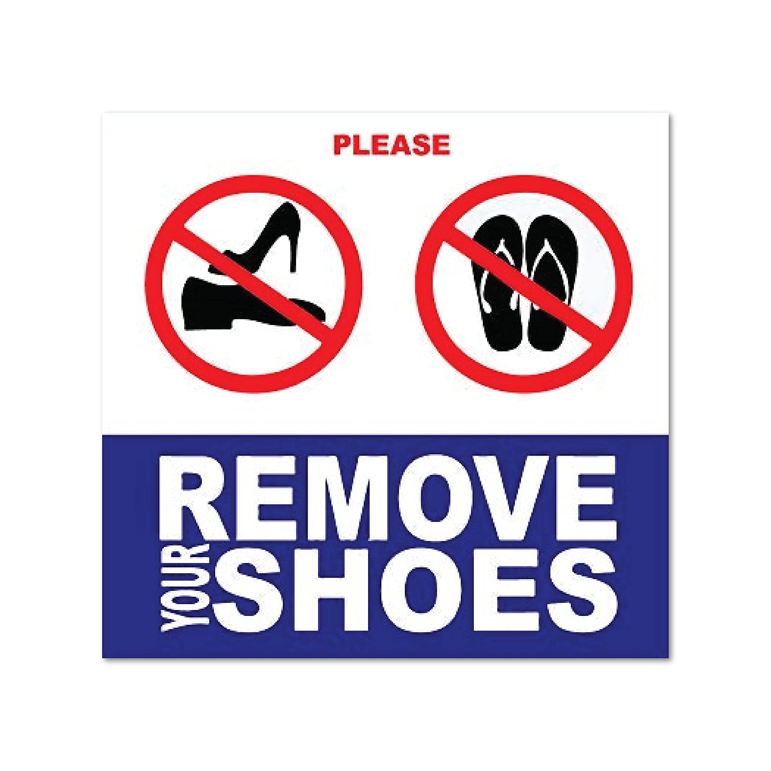 SIGN EVER Sign Board for Remove Shoes Office Hotel Restaurant School ...