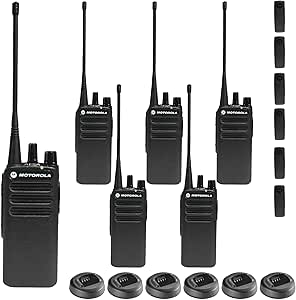 Amazon.com: 6 x Motorola CP100D Analog UHF Portable Non-Display Two Way ...