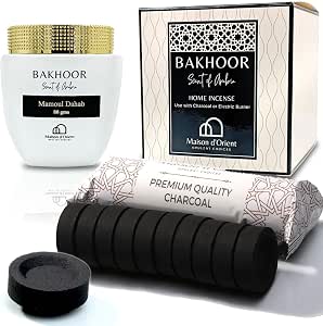 Amazon.com: Ultimate Arabian Incense Bakhoor and Charcoal Briquettes ...