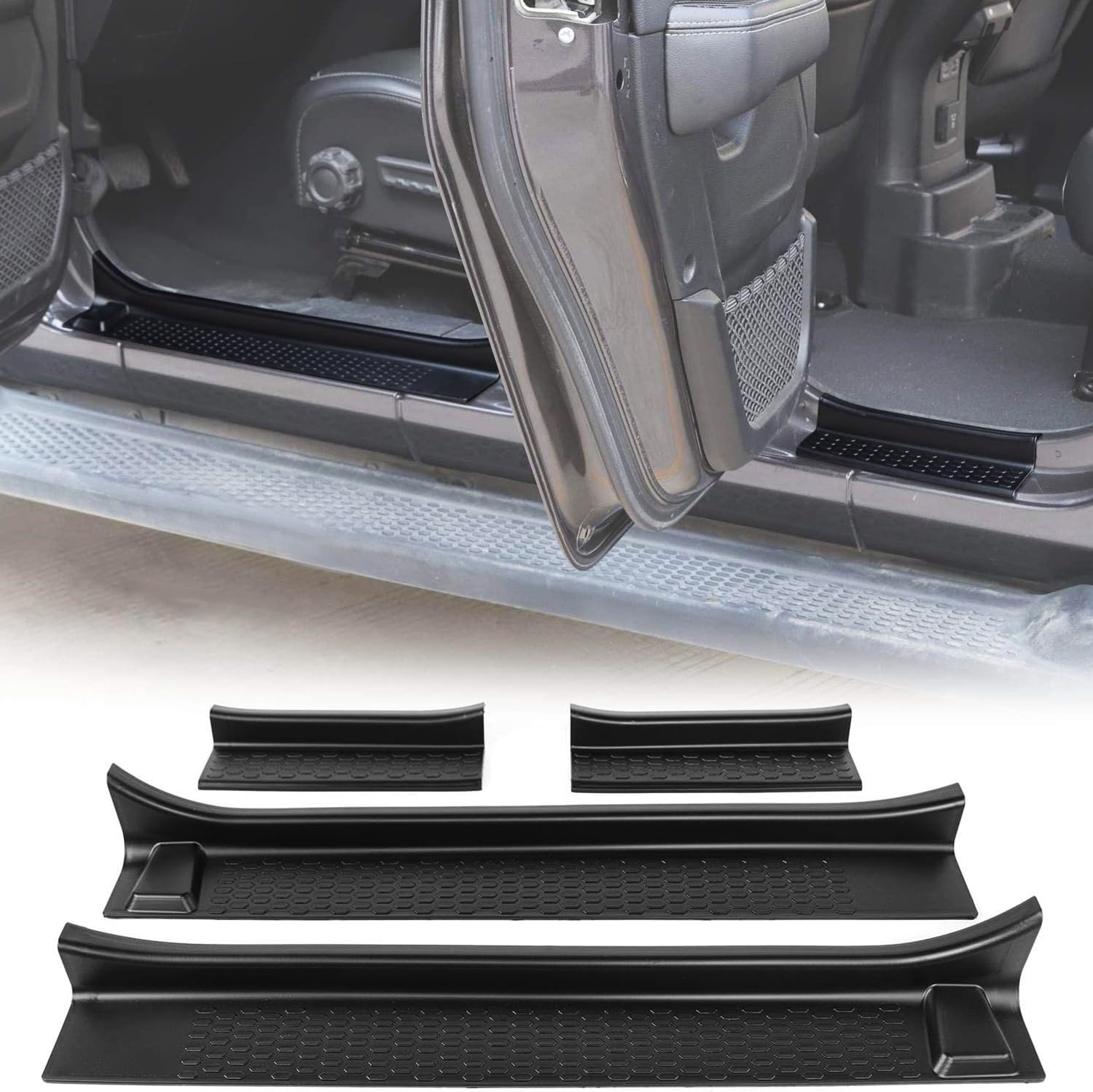 Amazon.com: RT-TCZ for Wrangler JL Door Sill Guards 4 Door, Door Entry ...