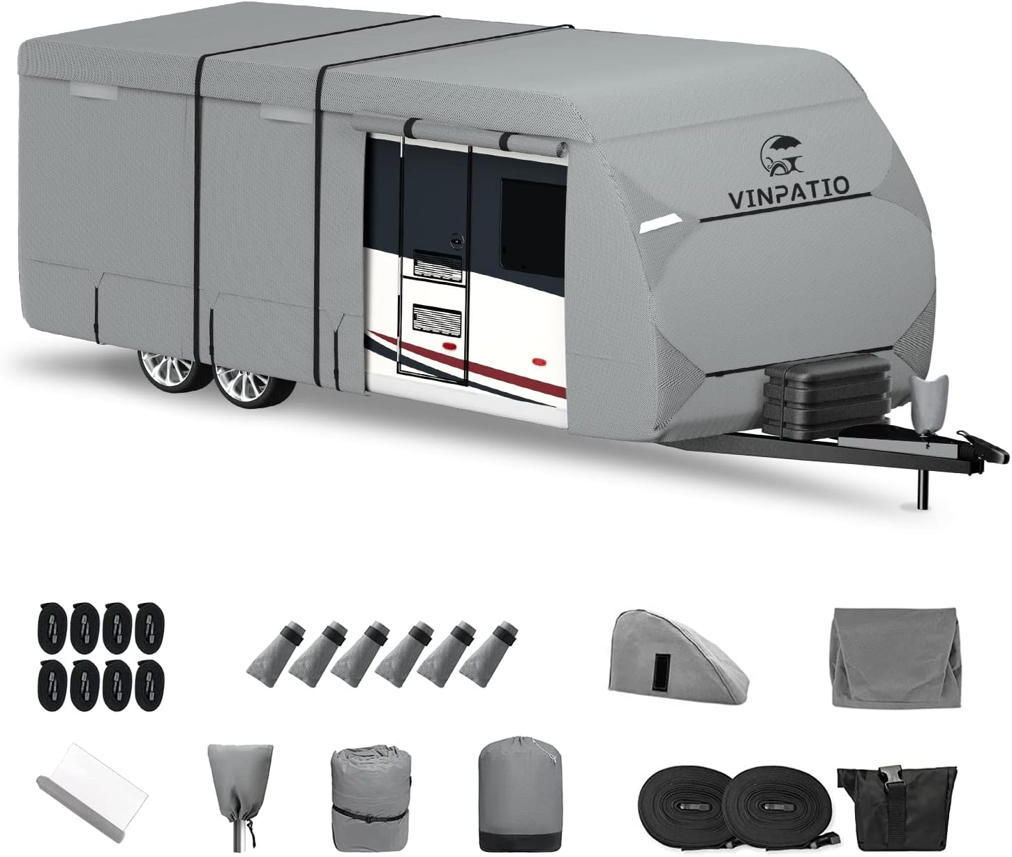 Amazon.com: VINPATIO RV Cover, 7 Layers Heavy Duty RV & Trailer Cover ...
