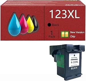 Amazon.com: Replacement Ink Cartridges 123XL Compatible for HP 123 XL ...