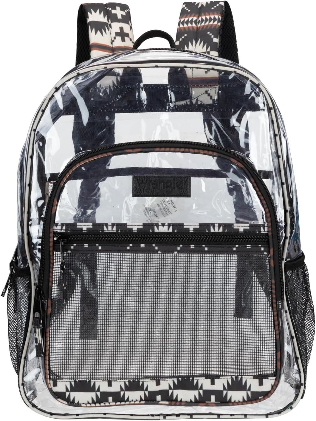 Amazon.com | Wrangler Clear Water Resistant Backpack - Durable Plastic ...