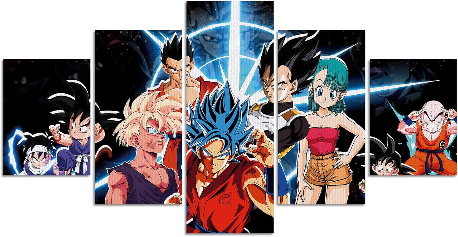 Amazon.com: TZUFA Anime Poster Japanese Anime Posters Room Wall Decor ...