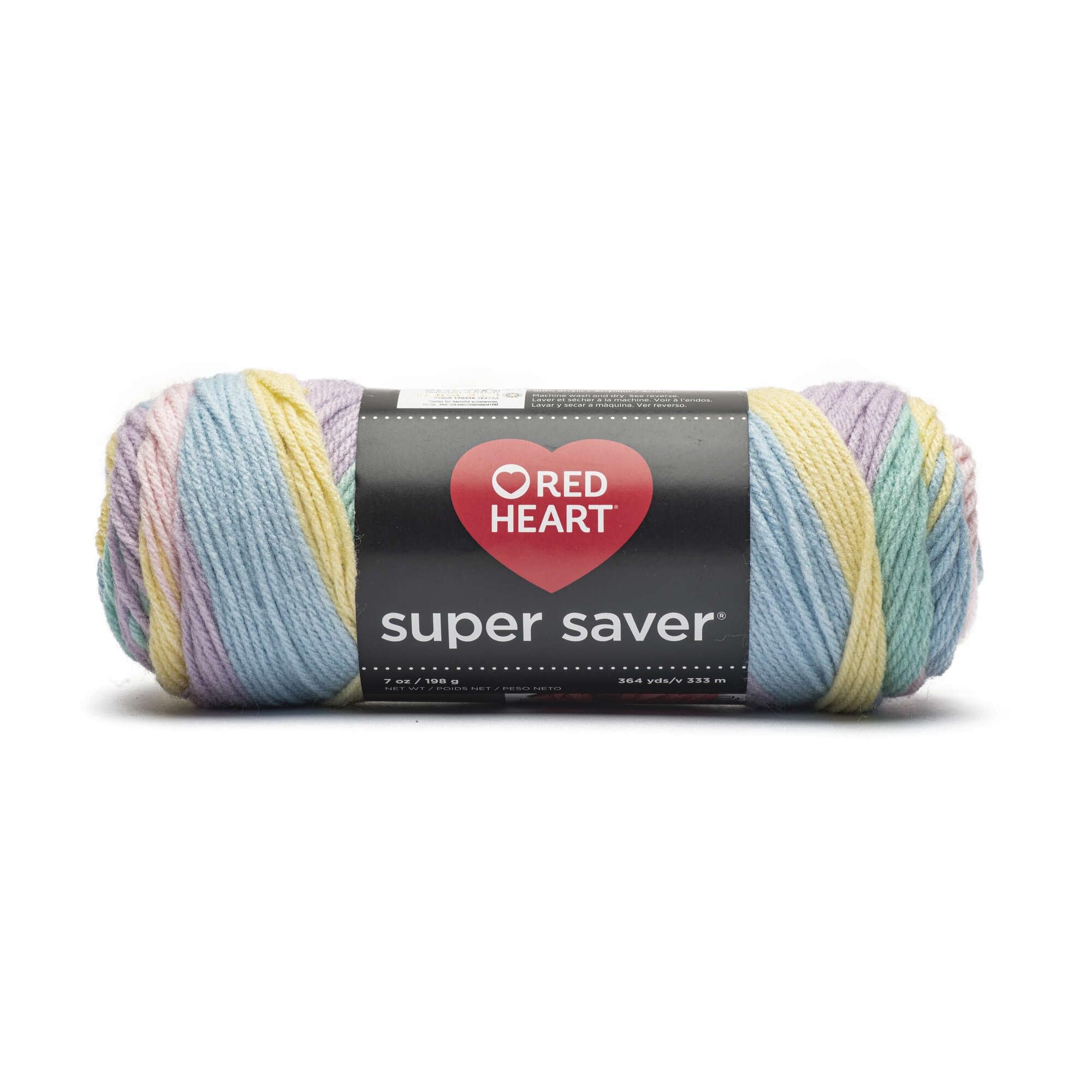 Amazon.com: red heart Super Saver Yarn Baby Rainbow