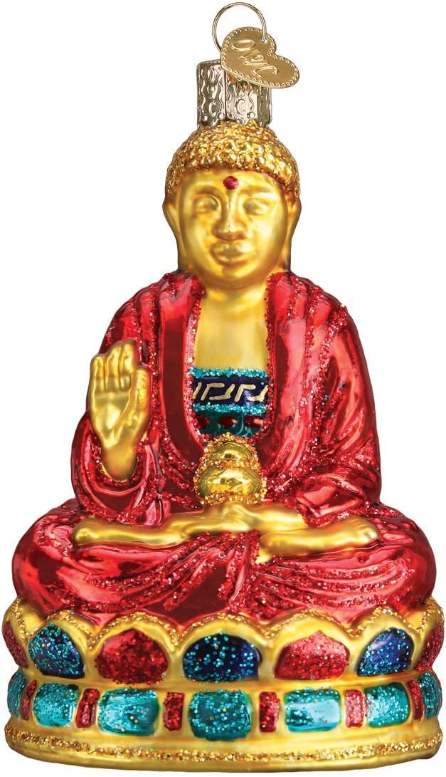 Amazon.com: Old World Christmas Buddha 4.25 x 2.75 : Home & Kitchen