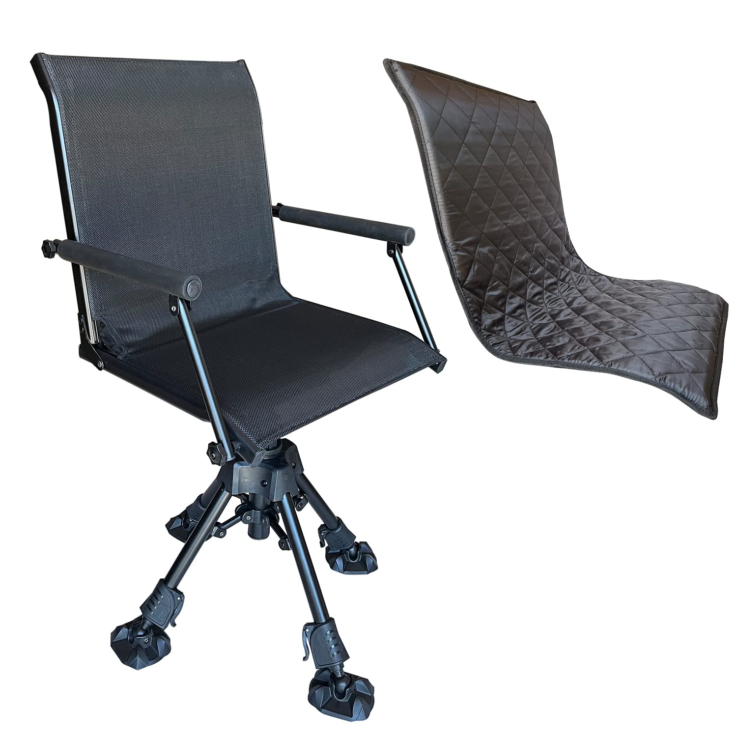 CROSS MARS 360 Degree Silent Swivel Stable Portable Ground Folding ...