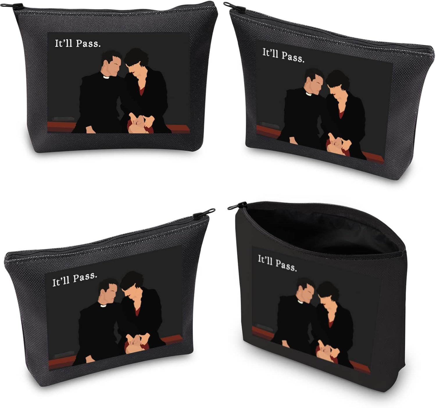 Fleabag TV Show Inspired Gift It’ll Pass TV Classic Lines Makeup Bag ...