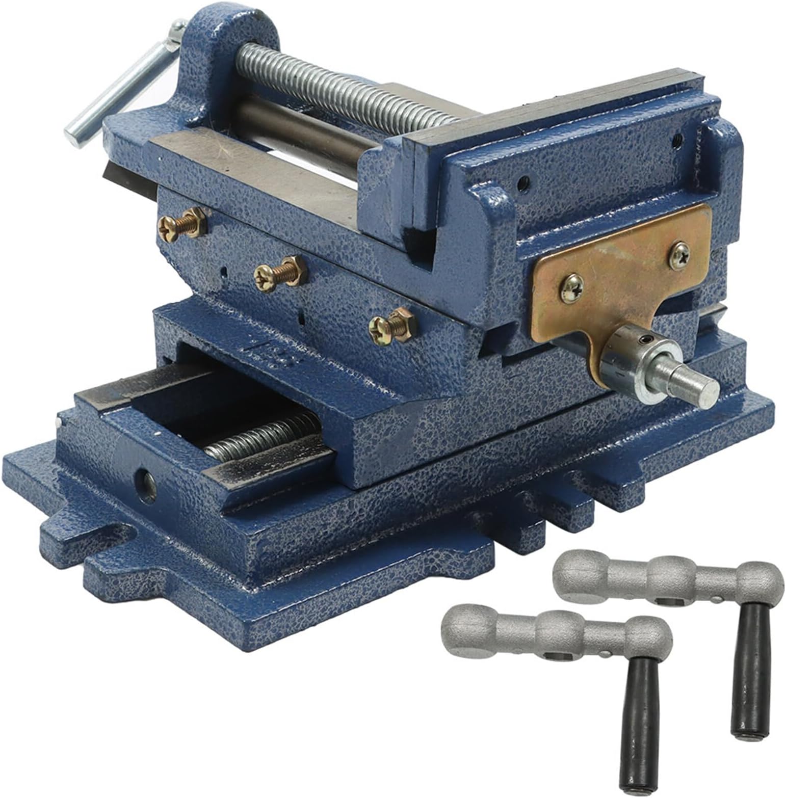 TINVHY 5in Cross Slide Vise Drill Press Metal Milling Double Way X-Y ...