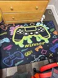 Amazon.com: Gaming Area Rugs for Boys Cool Gamer Rugs Teens Large Video ...