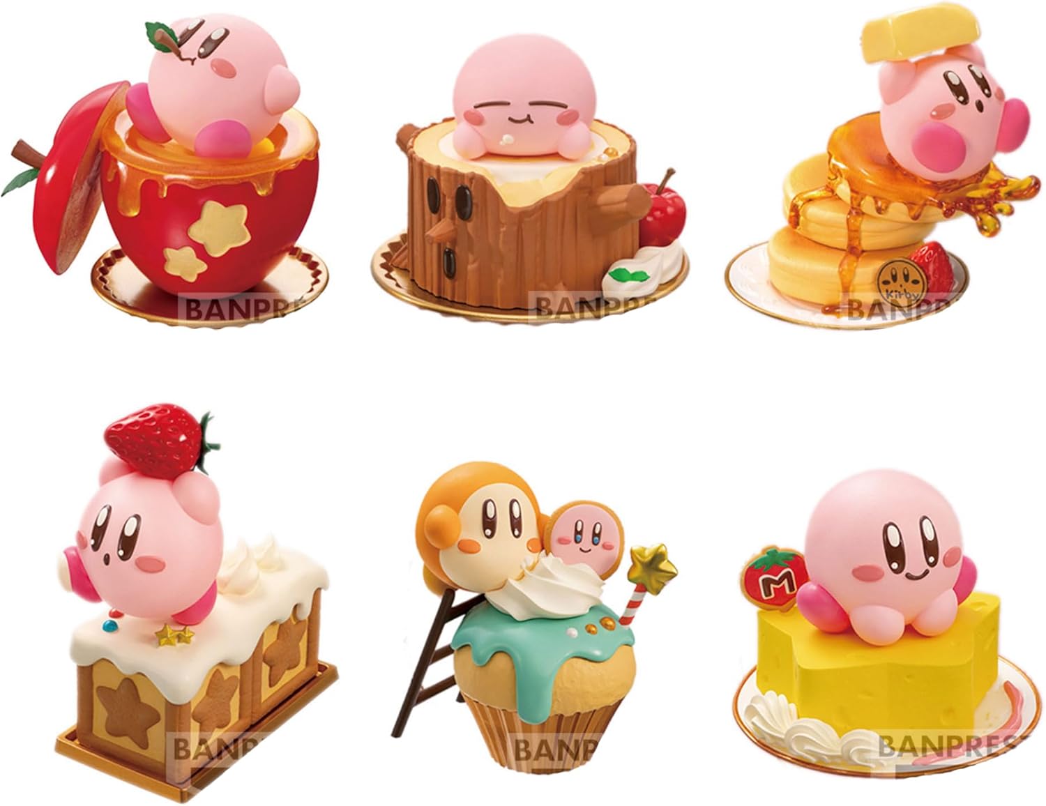 BANPRESTO - Kirby - Kirby Complete Set (Box of 6), Bandai Spirits ...