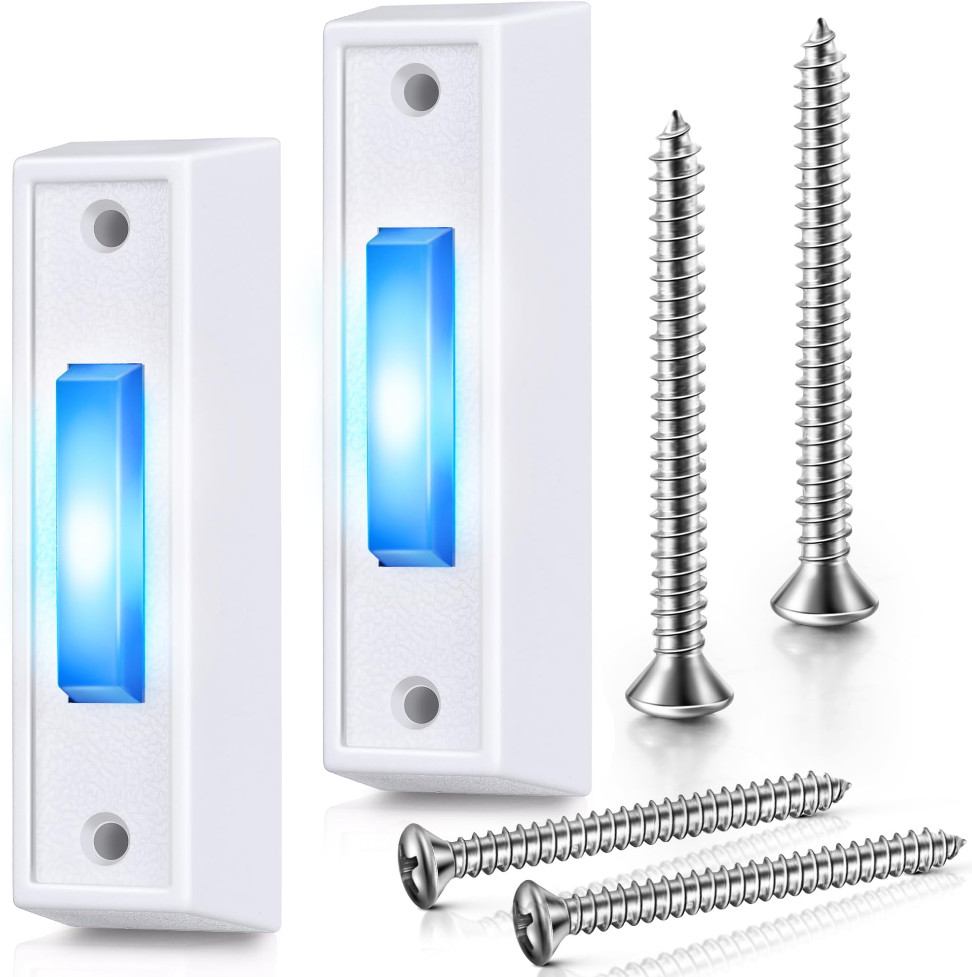 Saillong LED Lighted Doorbell Button Wired, Door Bell Ringer Push ...