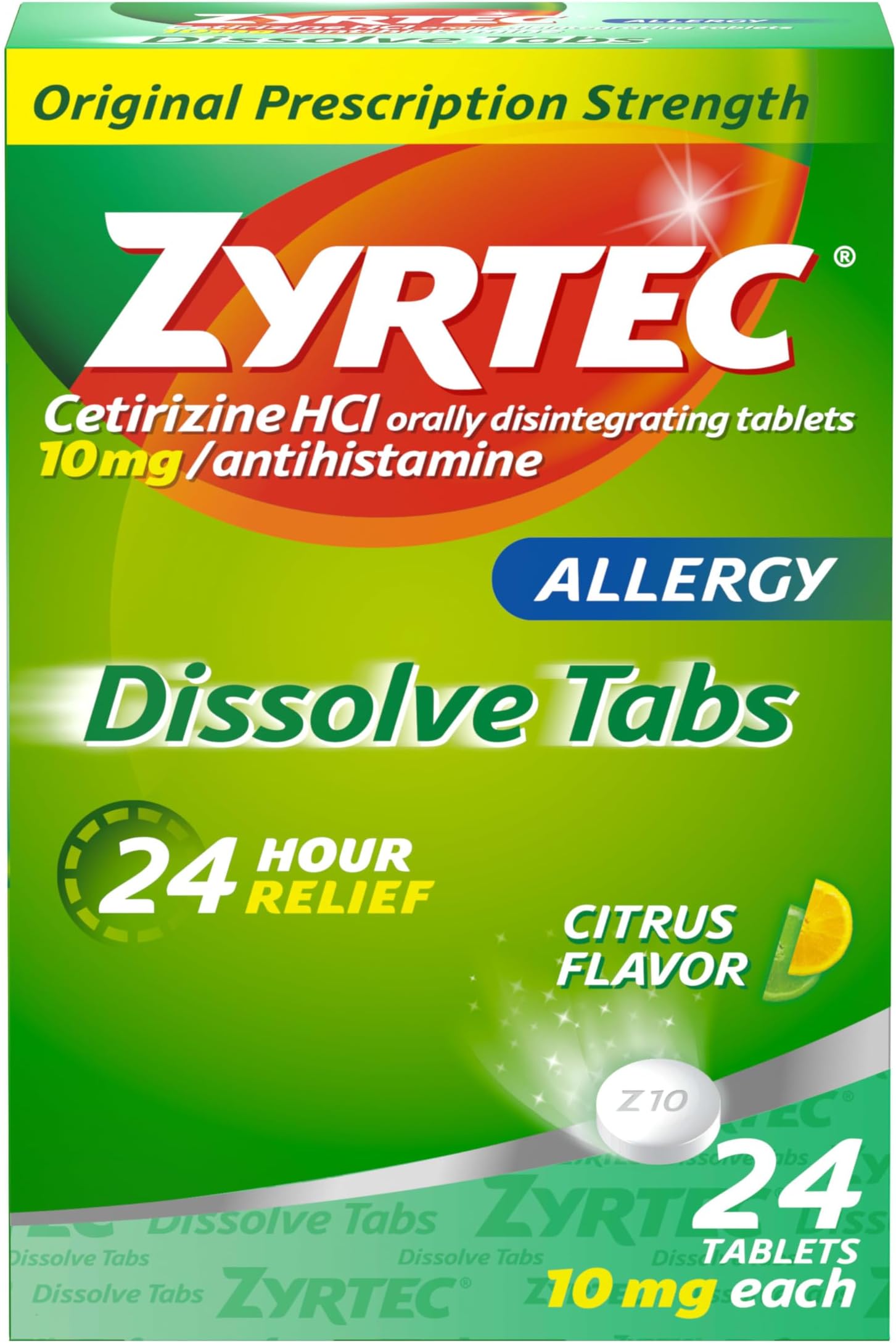 Amazon.com: Junior's Claritin 24 Hour Non-Drowsy Allergy RediTabs, 10 ...