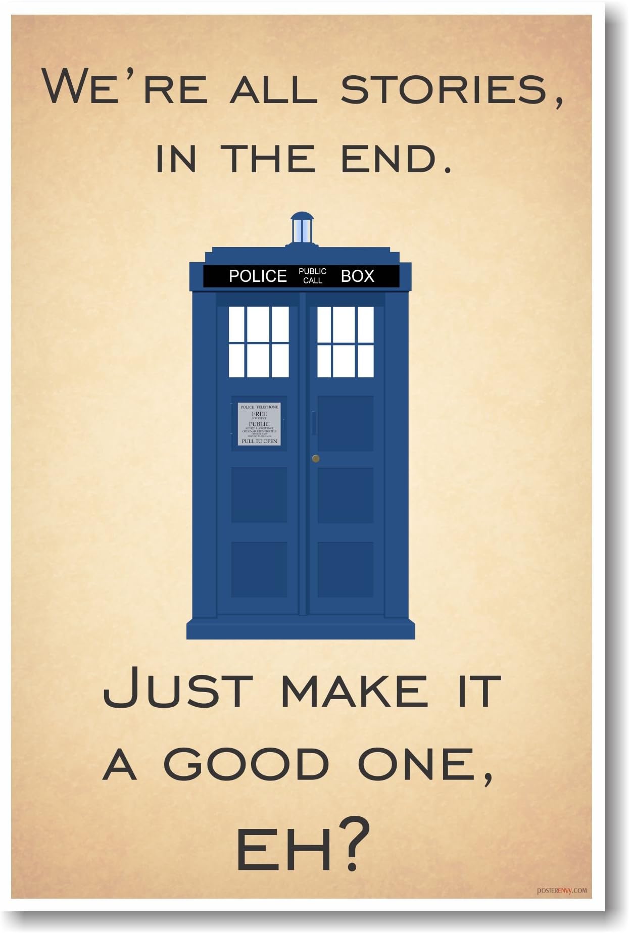 Amazon.com: Doctor Who - Tardis - I've Never Met Anyone Who Wasn't ...