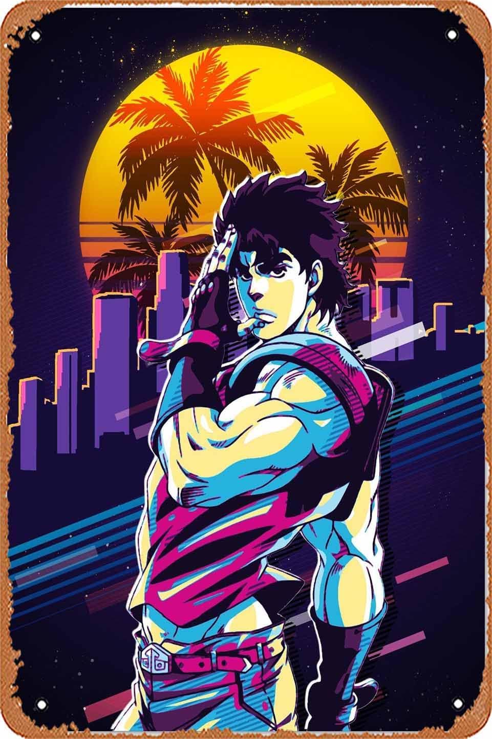 Amazon.com: Metal Poster - | Jonathan Joestar | - 8 X 12 IN Tin Sign ...