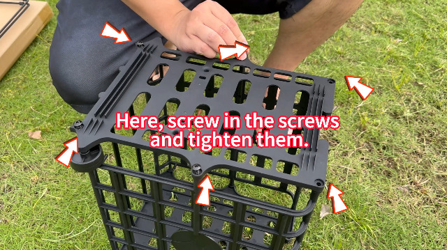 Watch Tennis pick-up basket installation video on Amazon Live