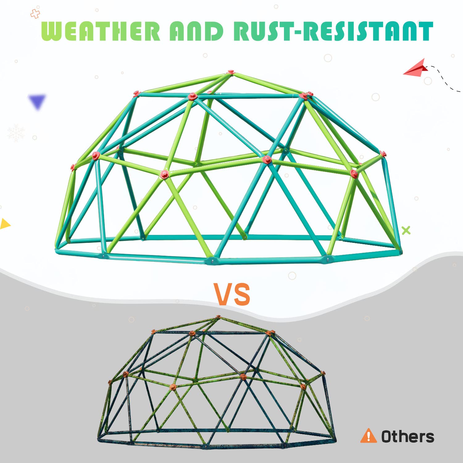 Snapklik.com : Zupapa Upgrade Your Backyard Fun 10FT Decagonal Dome ...
