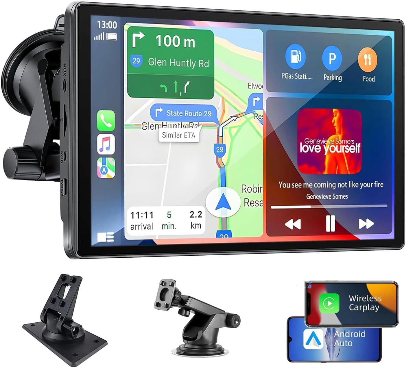 Cason Upgraded Carplay/Car Android System Touch Screen 7-Inch Android ...