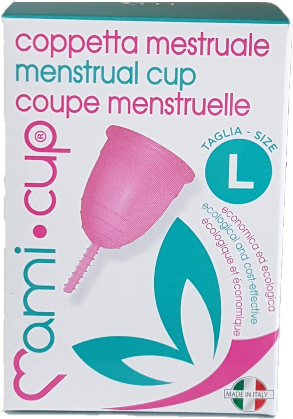 Mami Cup Coppetta Mestruale Ecologica Taglia L : Amazon.it: Salute e ...