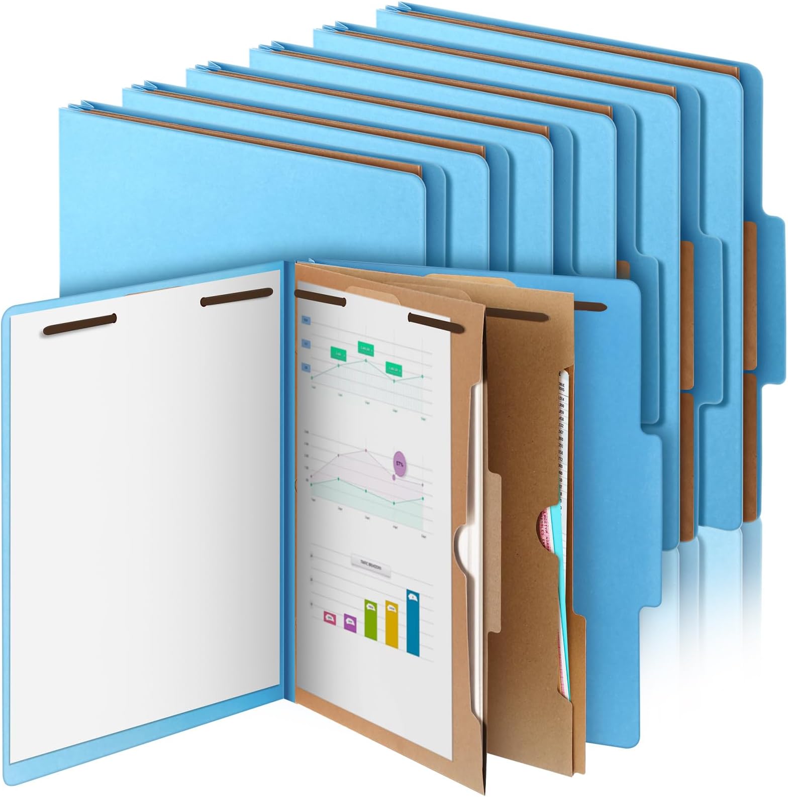 Amazon.com : Pendaflex Classification Folders, Standard, 2 Pocket ...