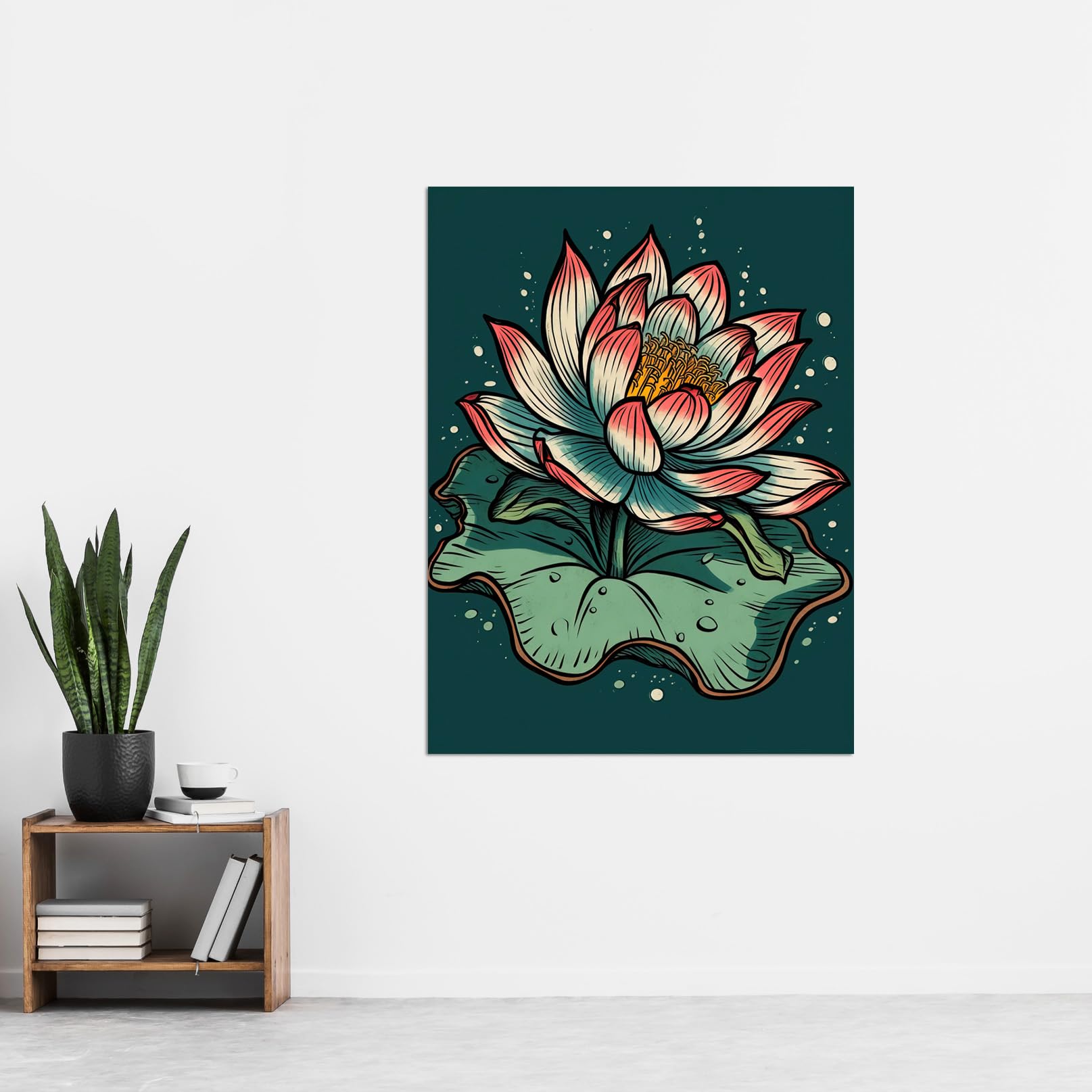 New School Lotus Flower Tattoo