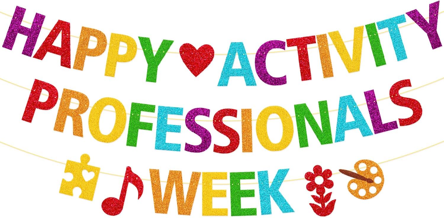 Amazon.com: Happy Activity Professionals Week Banner Thank You We ...