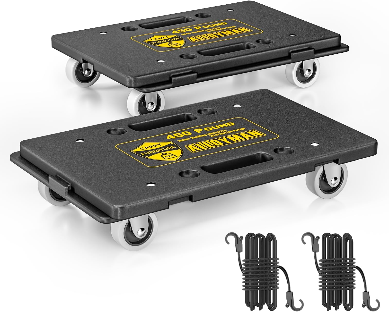 Amazon.com: HOZEON 2 Pack Washing Machine Furniture Dolly, Telescopic ...