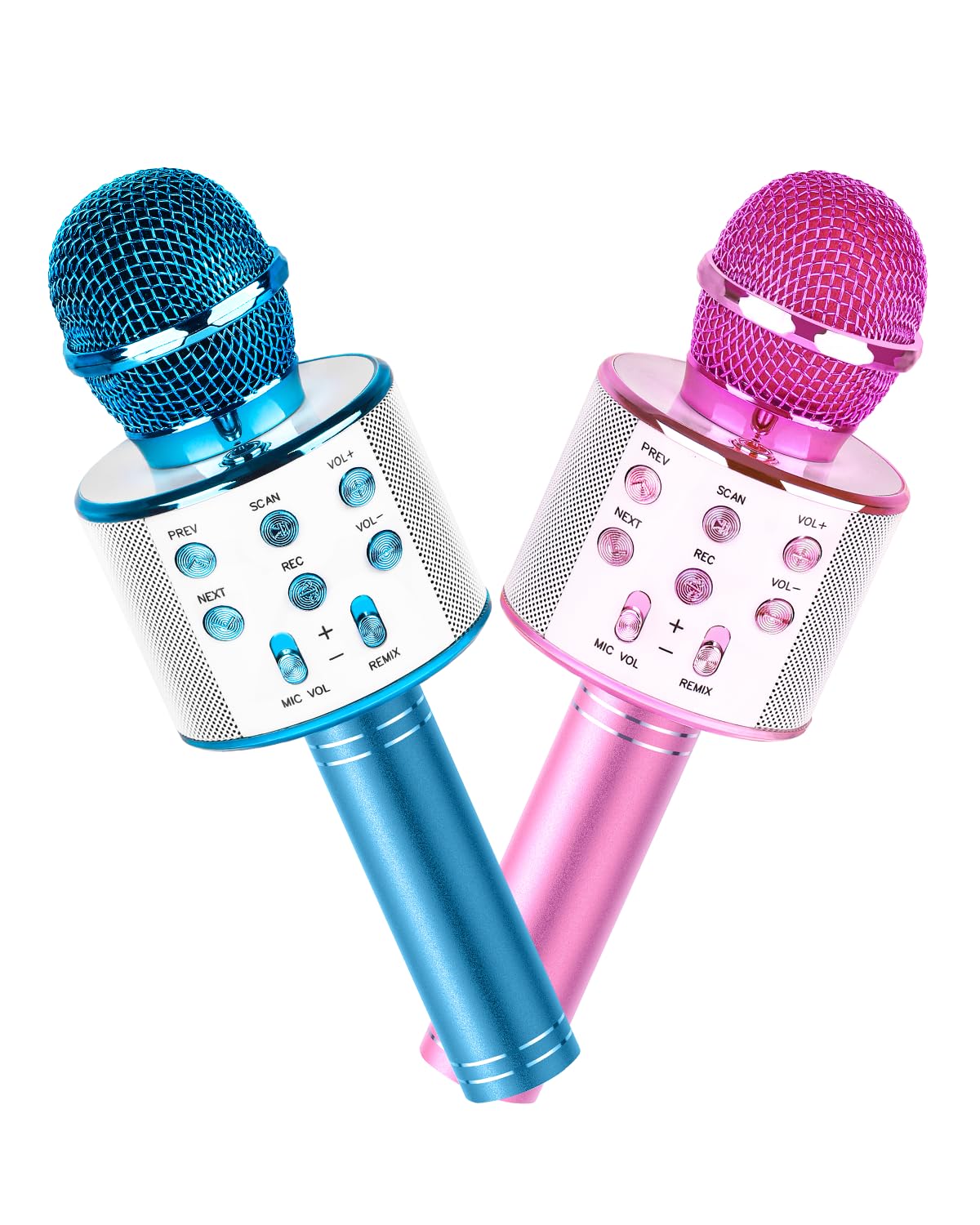 VERKB 2Pack Karaoke Microphone for Kids, Toys Microphone for Girls ...