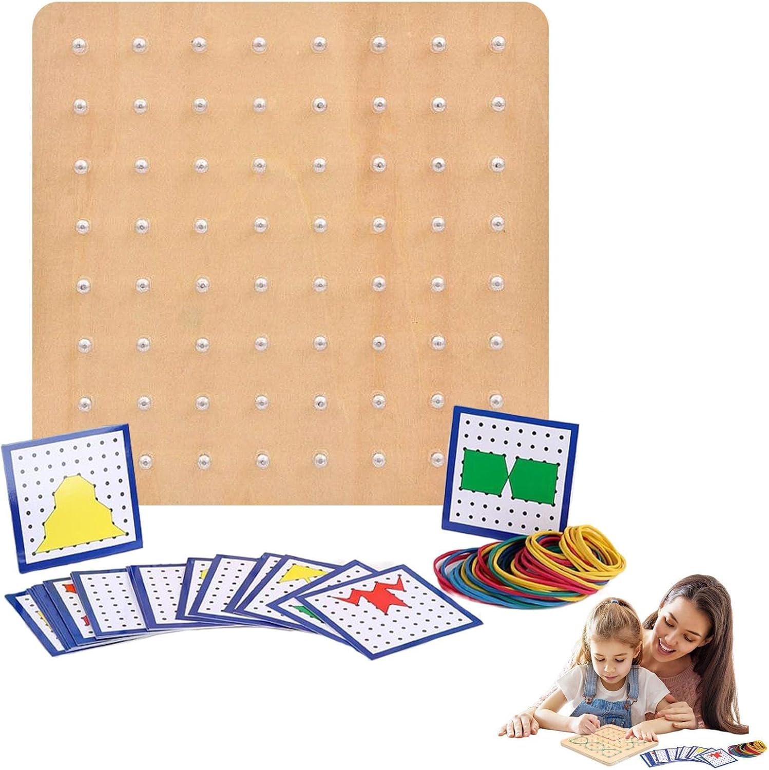 Rubber Band Board - Math Shapes For Boys,Math Manipulative Education ...