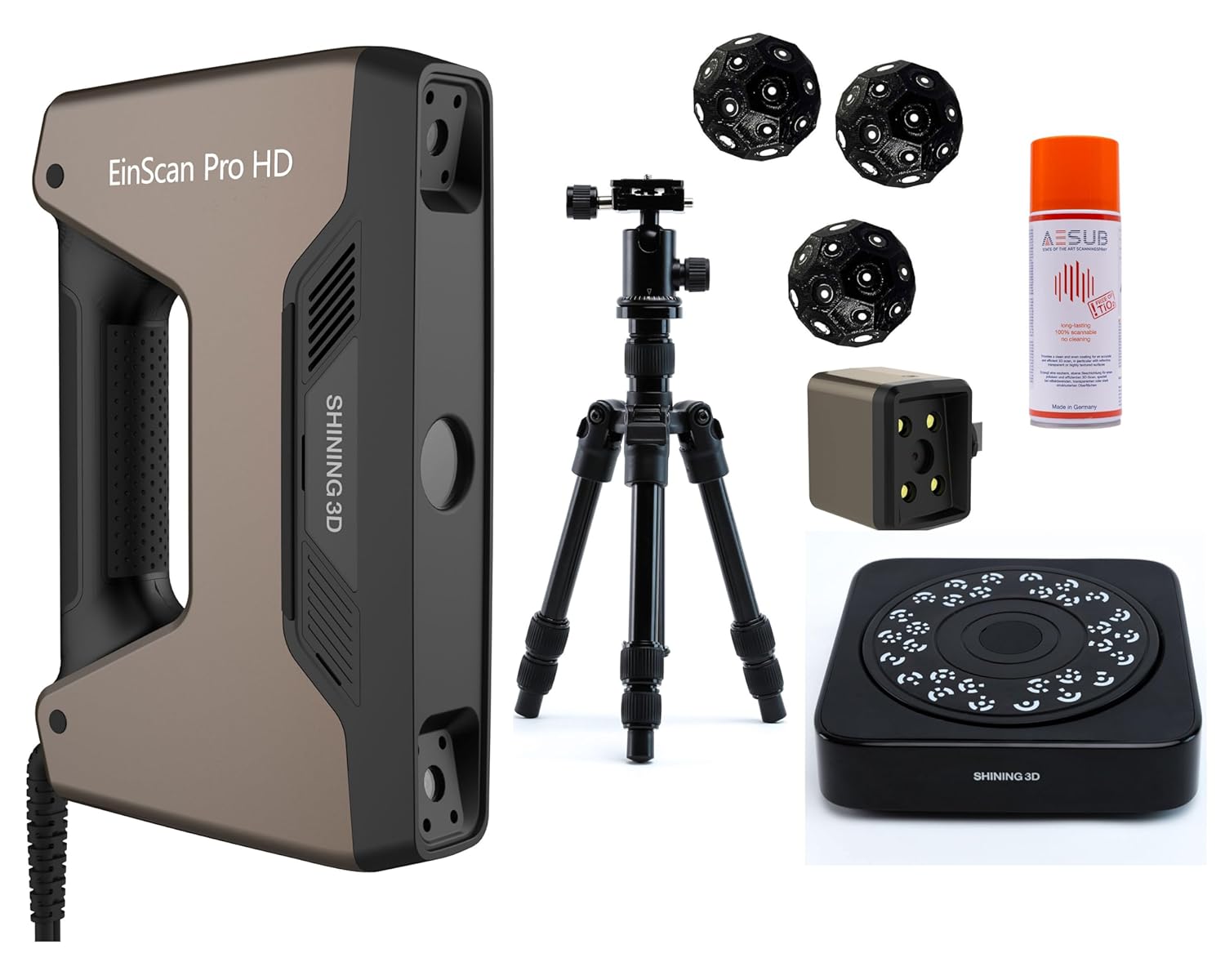 New EinScan Pro HD Multi-Functional Handheld 3D Scanner, 0.045mm ...