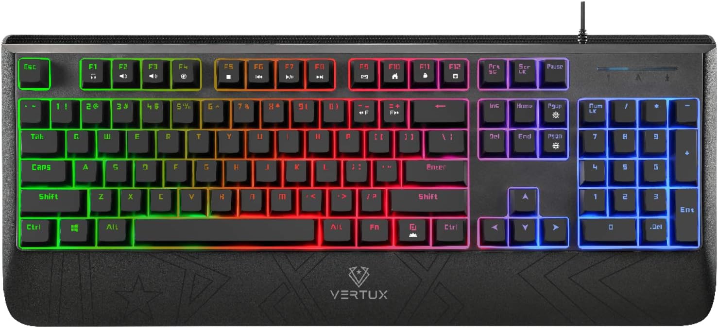 Vertux RaidKey Gaming Keyboard MX Cherry Blue | Gamers Keyboard | [2 ...