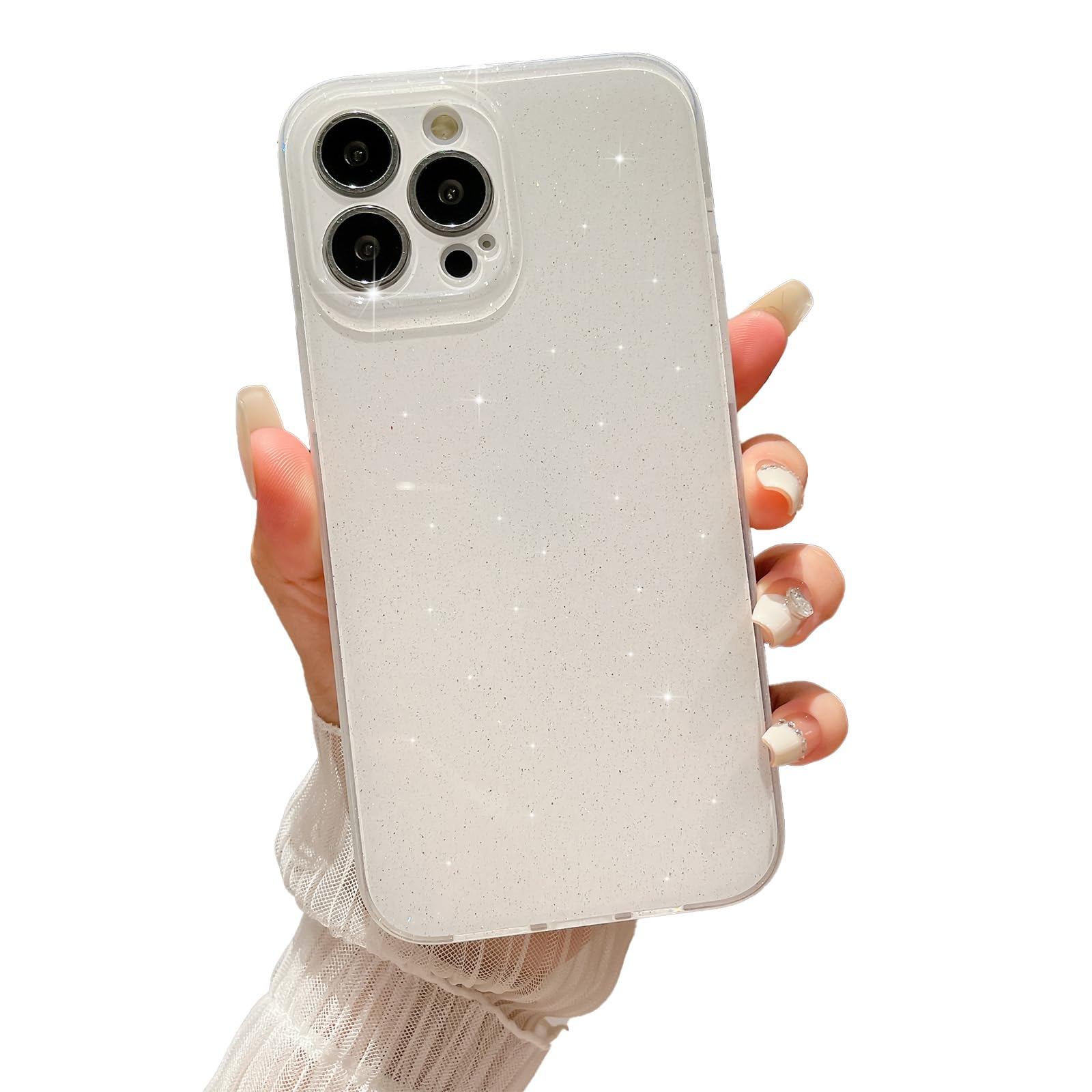 Compatible with iPhone 13 Pro Max Case 6.1 inch Glitter Bling Cute ...