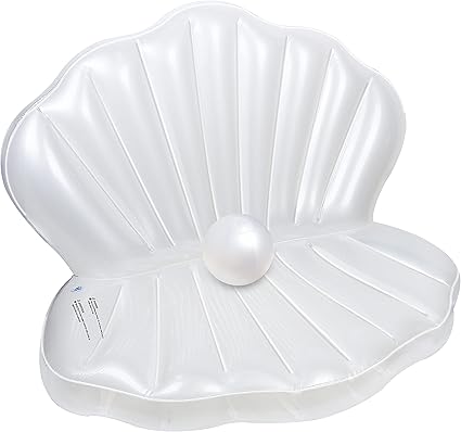 Amazon.com: Zcaukya Inflatable Seashell Pool Float, Giant Clam Air ...