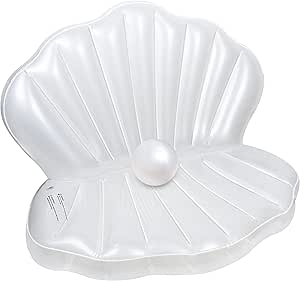 Amazon.com: Zcaukya Inflatable Seashell Pool Float, Giant Clam Air ...