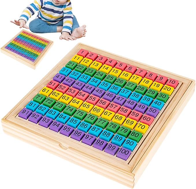 Amazon.co.jp: Vziguhk 100 Count Board, Math Counting Board | 1-100 ...