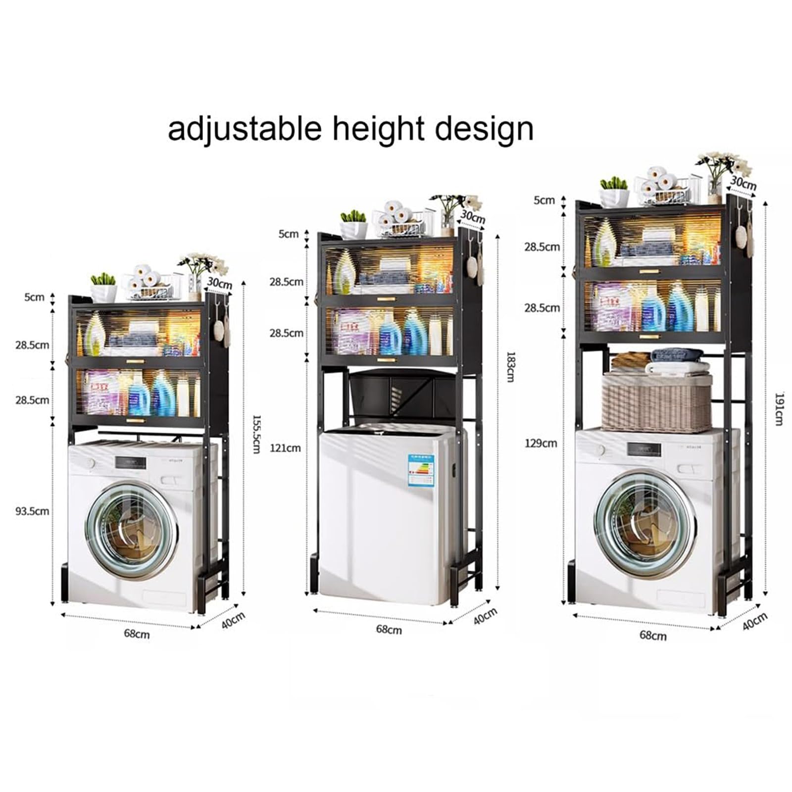 Wire Storage Unit Over Washing Machine Over Washing Machine Storage