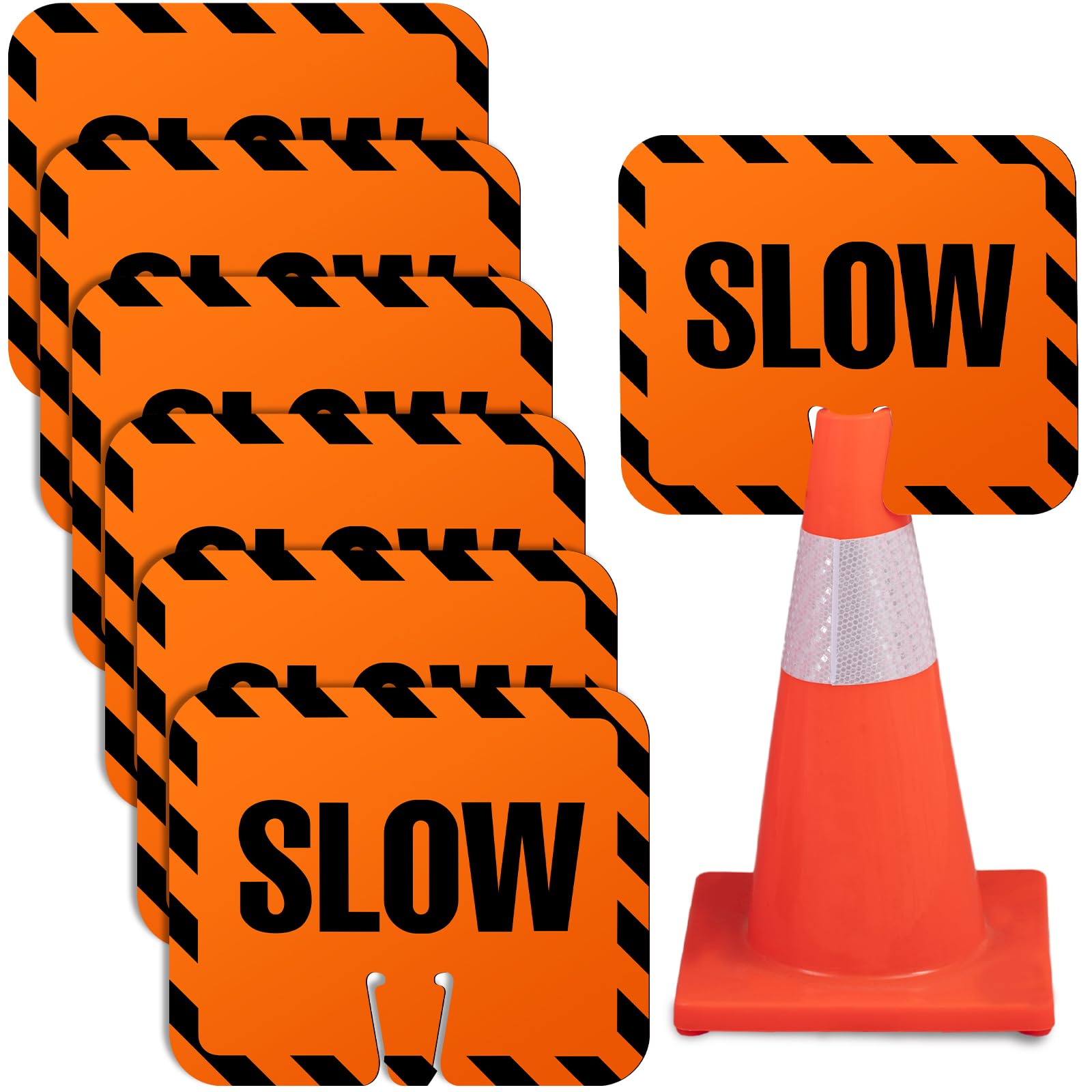 Snapklik.com : Flutesan 6 Pcs Slow Sign Traffic Cone Sign Road Traffic ...