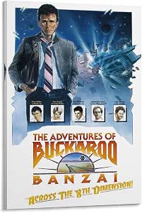Amazon.com: The Adventures of Buckaroo Banzai Retro Movie 80s Poster ...