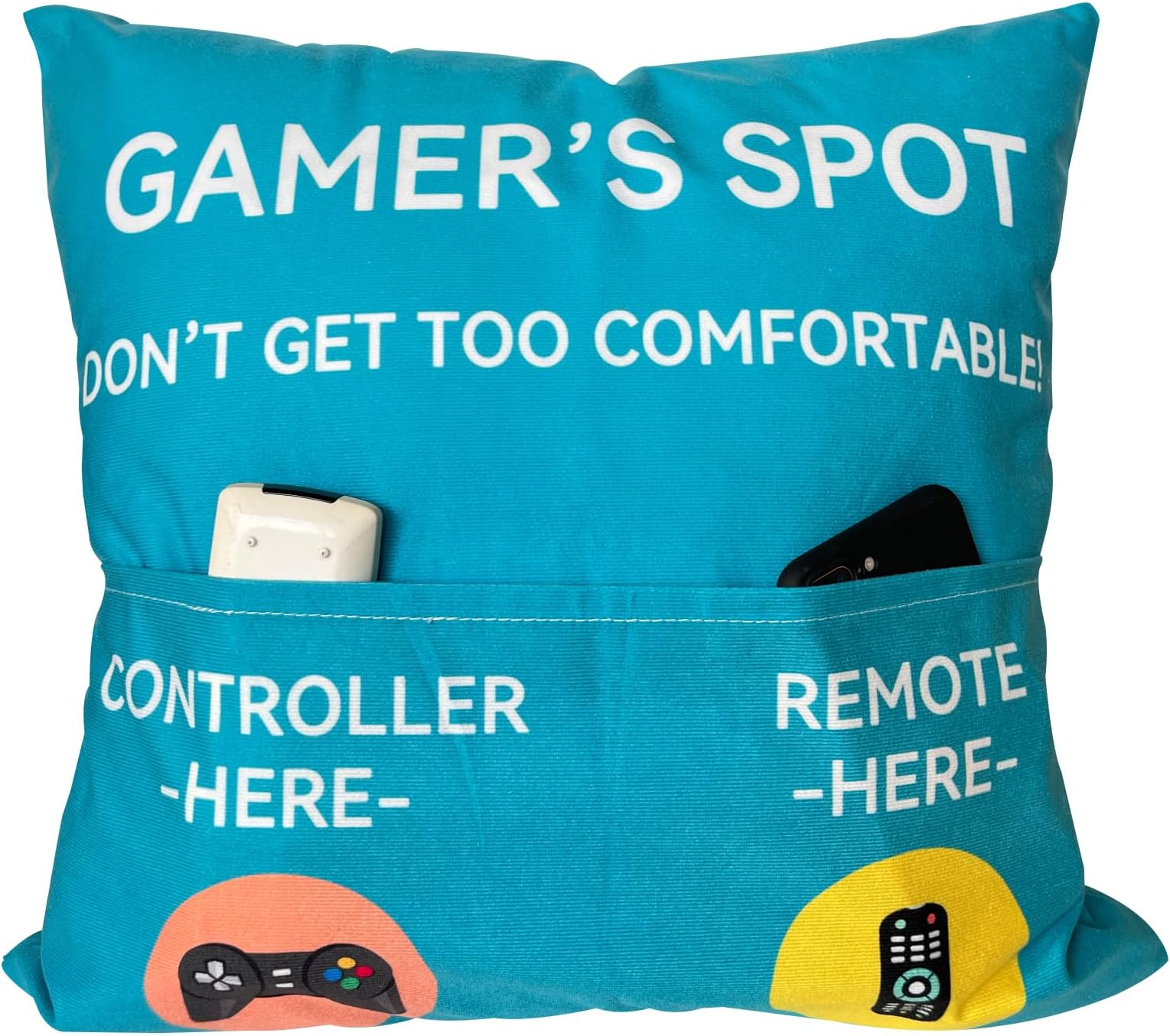 Amazon.com: XUISWELL Gamer Just One More Game Soft Throw Pillow Cover ...