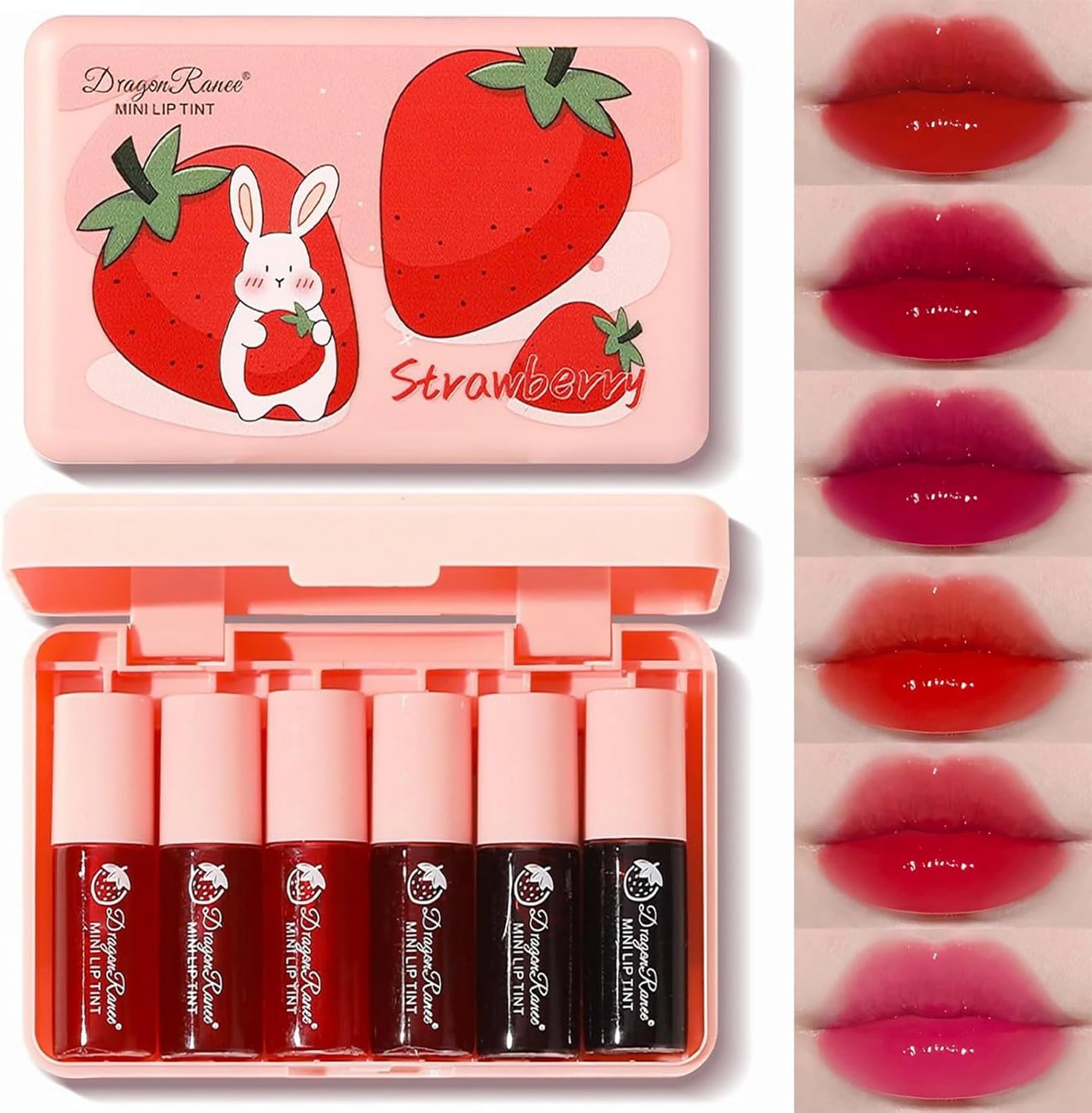 Amazon.com : BliBling 6 Colors Lip Tint Stain Mini Liquid Lipstick ...