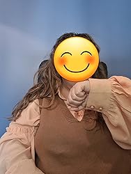 YESNO Women Loose Swing Chunky V-Neck Sweater Vests Oversized Knit ...