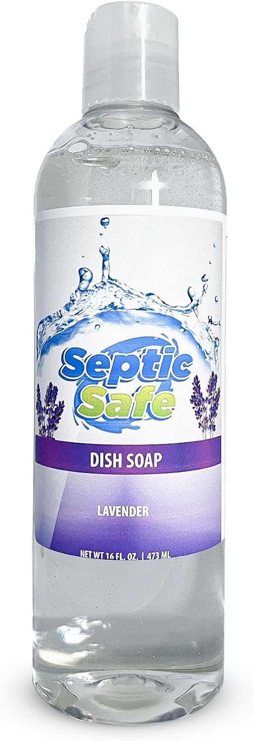 Amazon.com: Septic Safe Dish Soap 16 oz - Tough on Grease, Gentle on ...