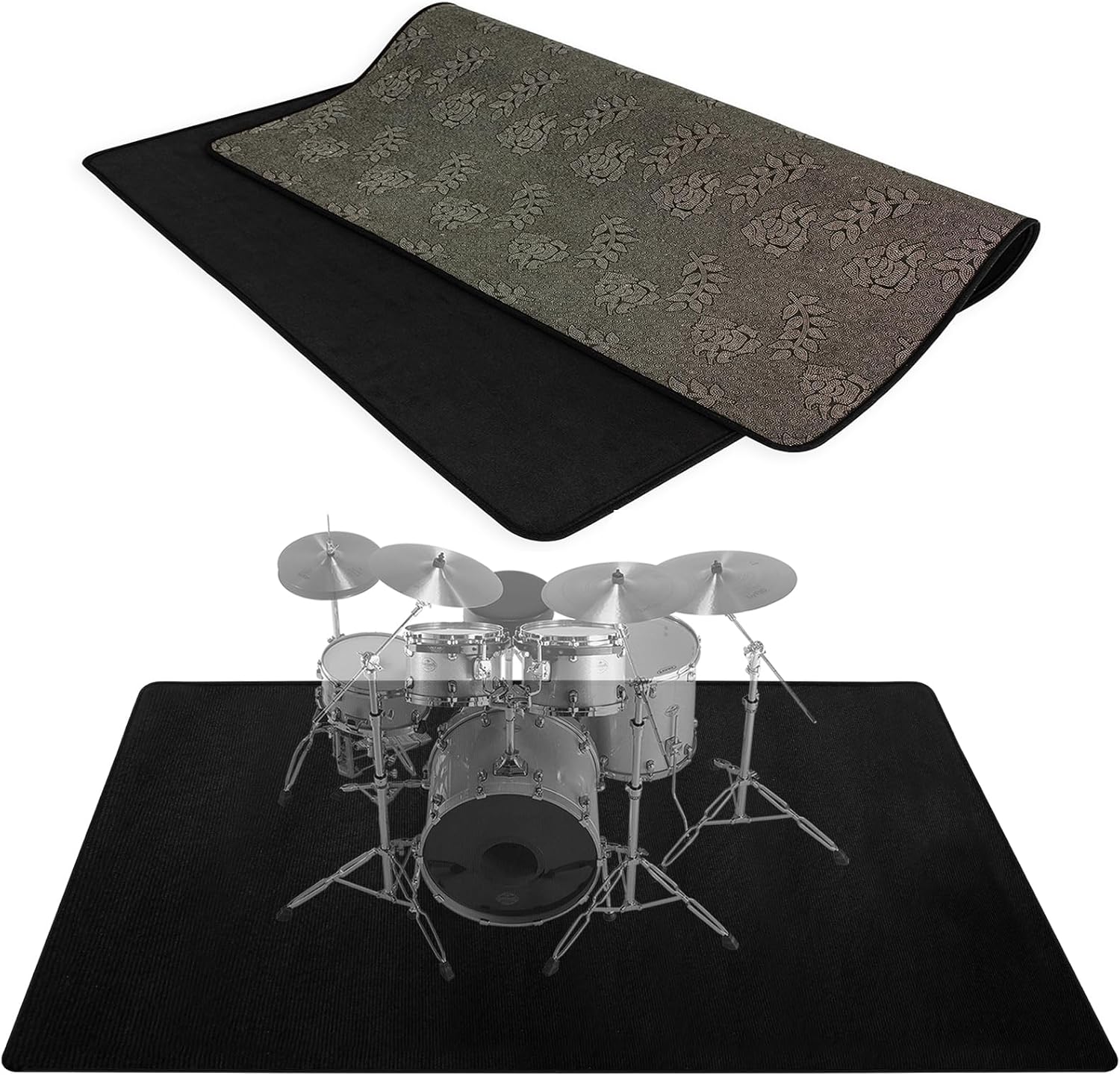 Amazon.com: IBVIVIC Drum Mat, 4Ft x 5.3Ft Drum Carpet Drum Rug Drum Pad ...