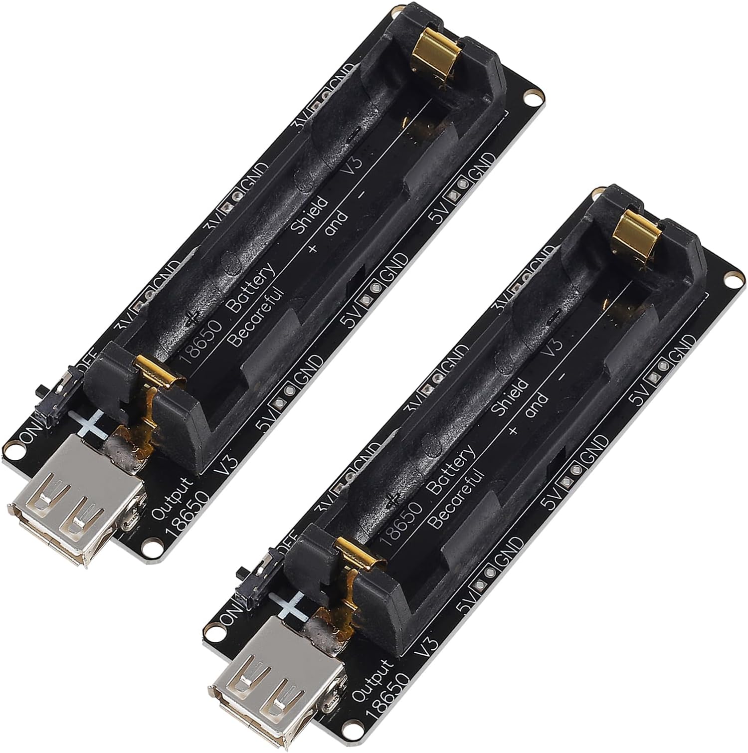 Amazon.com: FORIOT 1865O Battery Holder Li-ion Battery with Dual ...