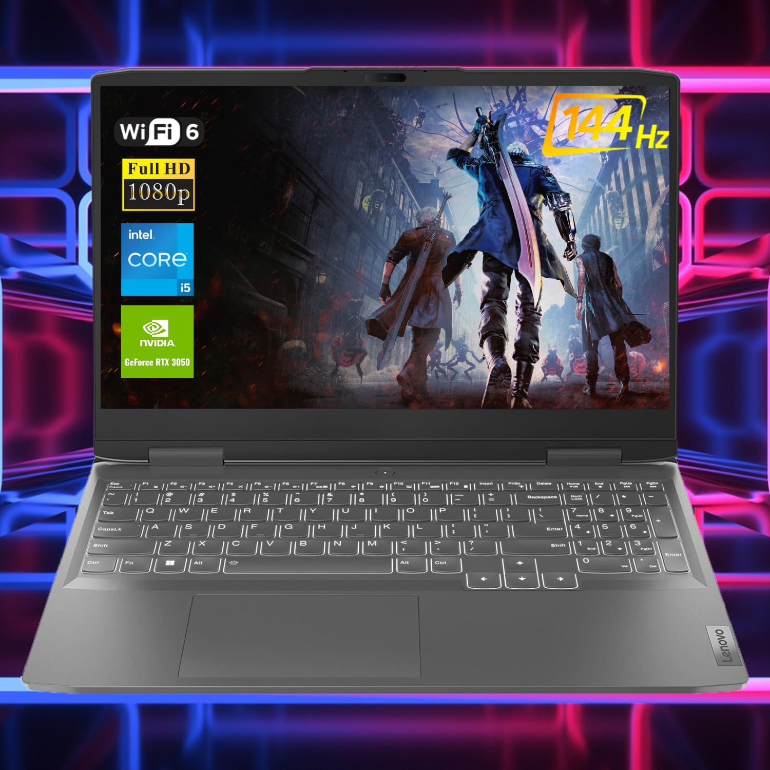 Amazon.com: Lenovo LOQ 15.6 i5 RTX 3050 Premium Gaming Laptop, 15.6 ...