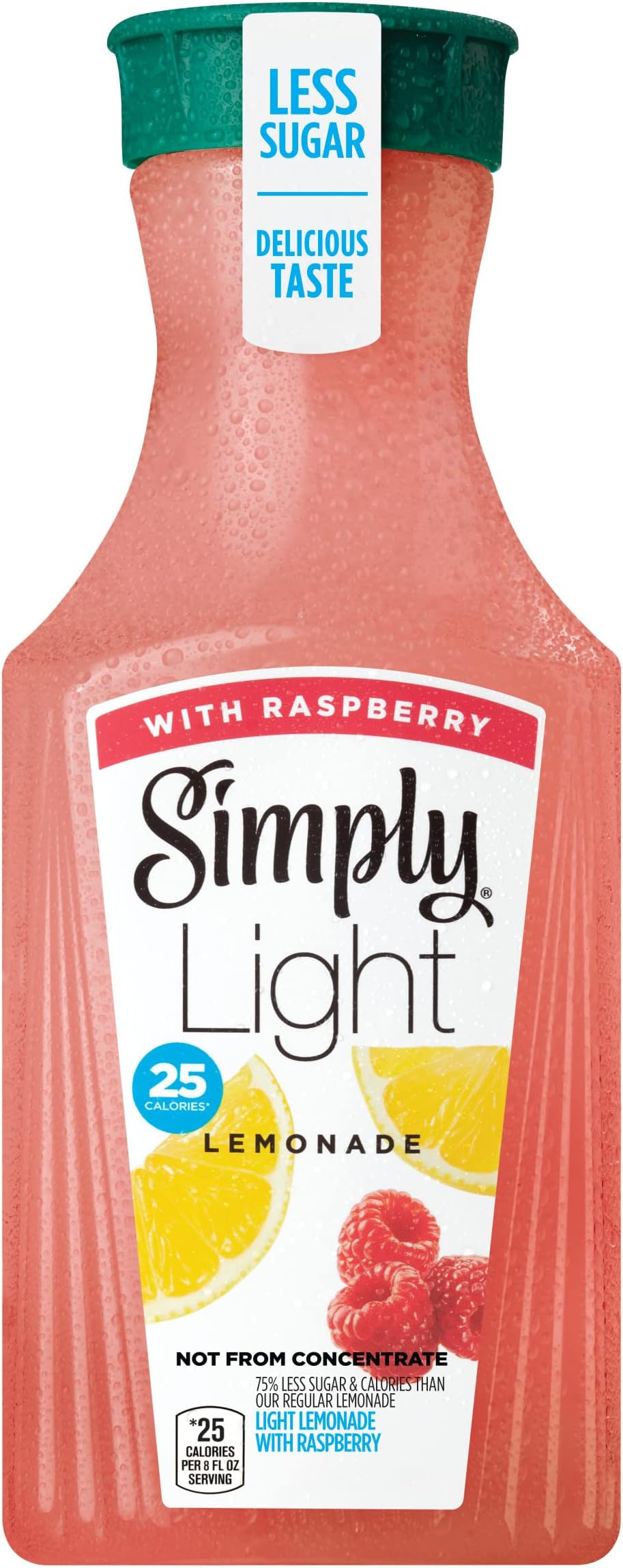 Amazon.com: Simply Light, Lemonade with Raspberry Fruit Juice Drink, 52 ...