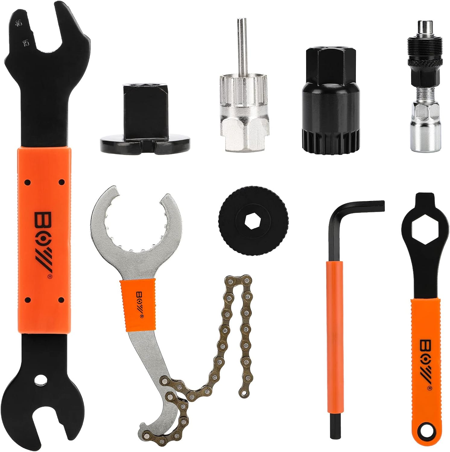 Amazon.com : Grednfhat Bike Tool Kit, Include Bicycle Crank Removal ...