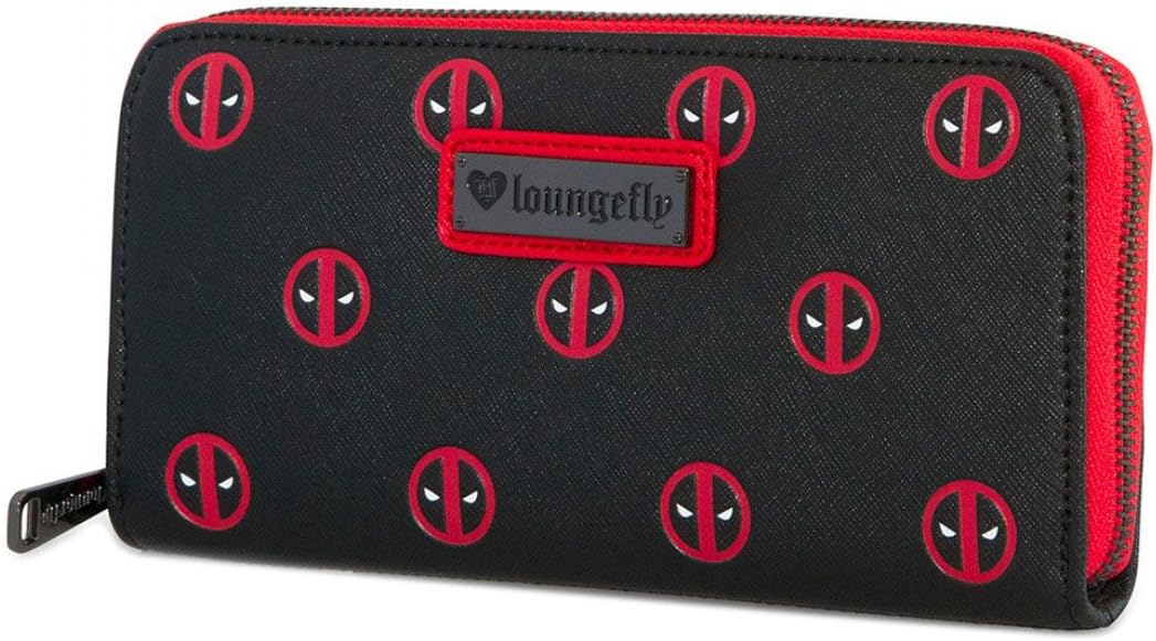 Amazon.com: Marvel Deadpool Eyes Zip Around Wallet : Clothing, Shoes ...